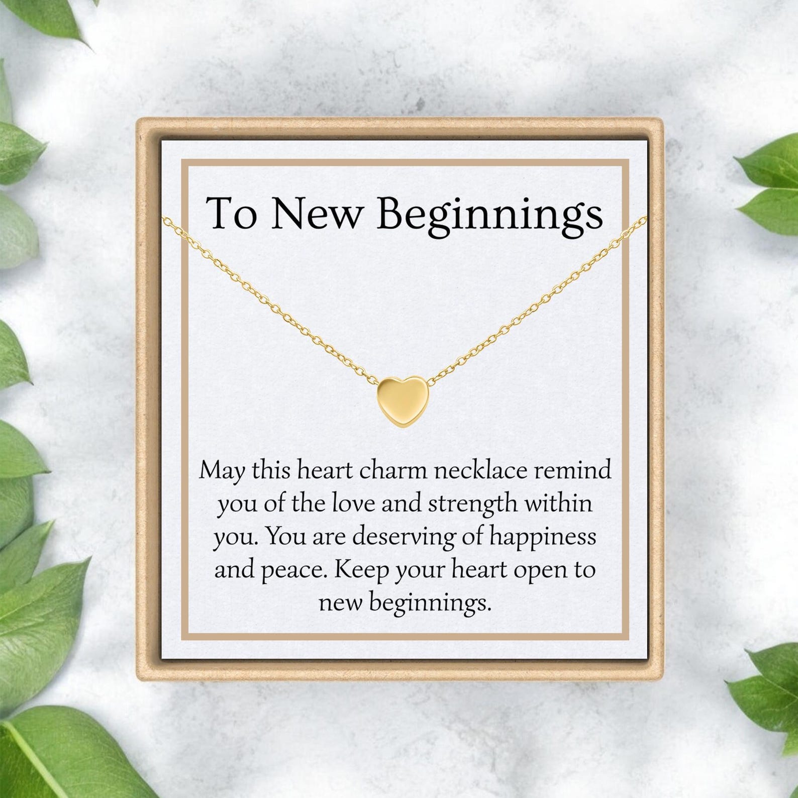 To New Beginnings Pendant Necklace Strong Woman Encouragement Necklace ...