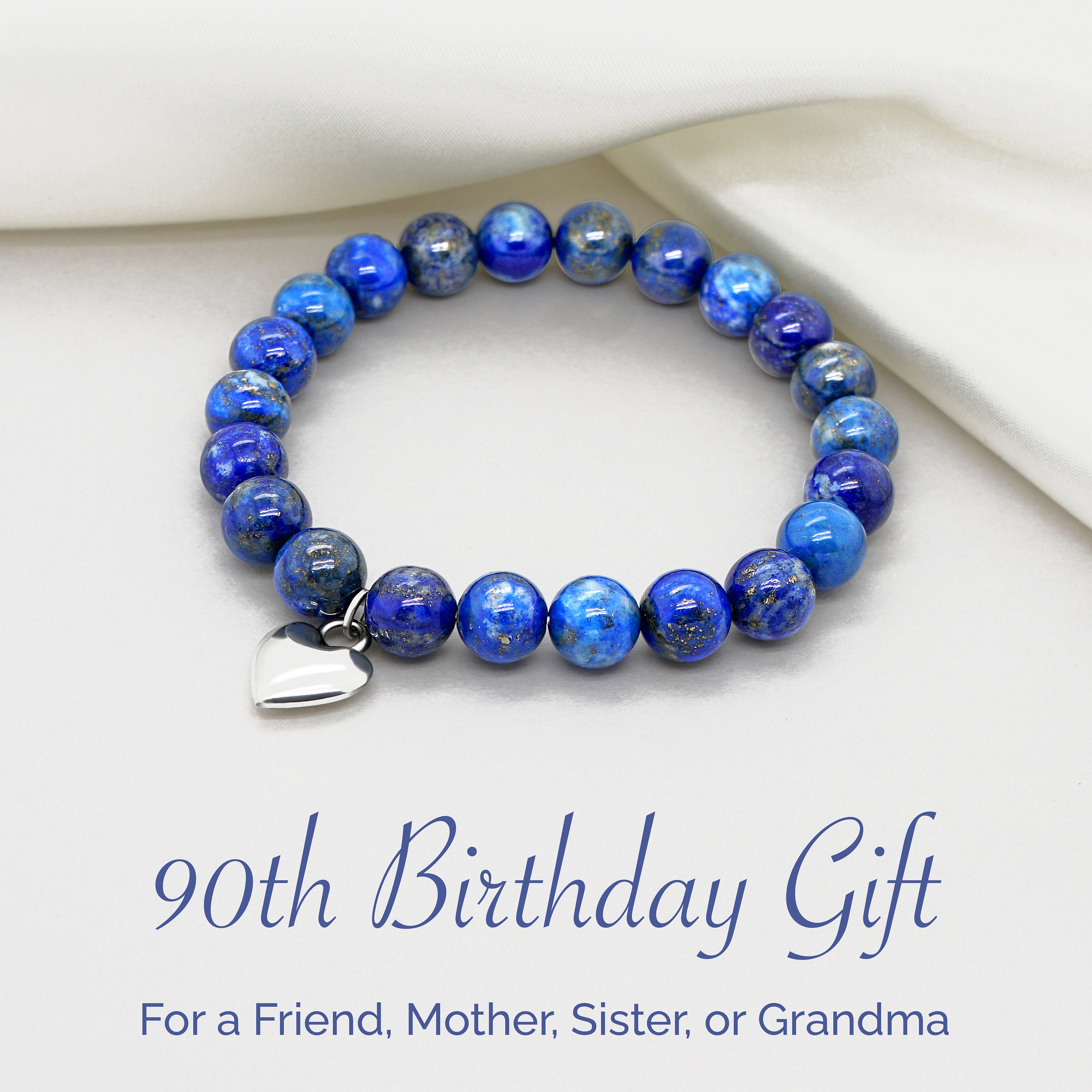 90th Birthday Milestone Bracelet & Meaningful Message Card for - Etsy