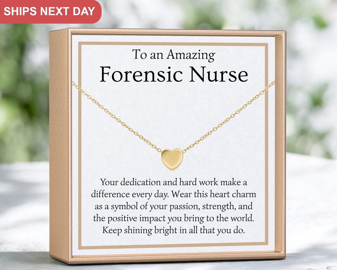 Forensic Nurse Gift, Forensic Nurse Necklace, Future Forensic Nurse ...