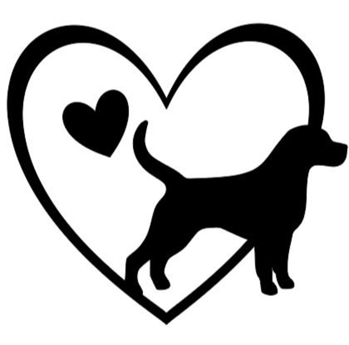 Breed Heart Hound, Beagle SVG PNG JPG Digital Download Cricut ...
