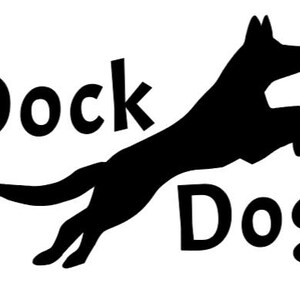 Dock Dog Dock Diving SVG PNG JPG Digital Download Cricut Silhouette for ...