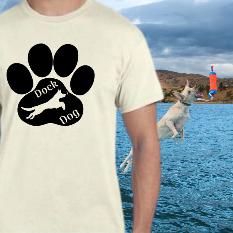 Dock Dog Dock Diving Paw Print SVG PNG JPG Digital Download Cricut ...