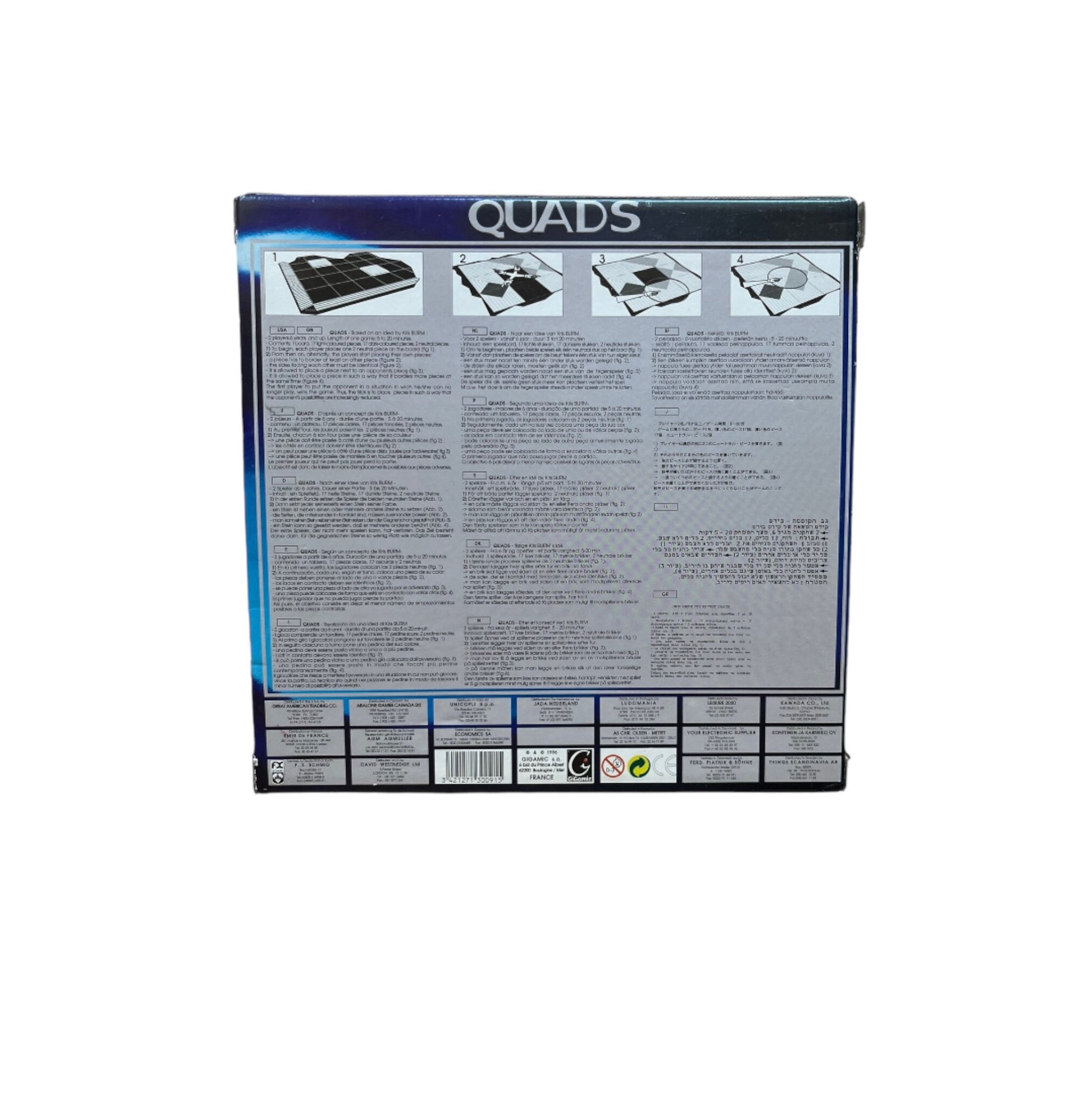 Quads Strategy Game, Gigamic Quad Game, Vintage Game,90s - Etsy