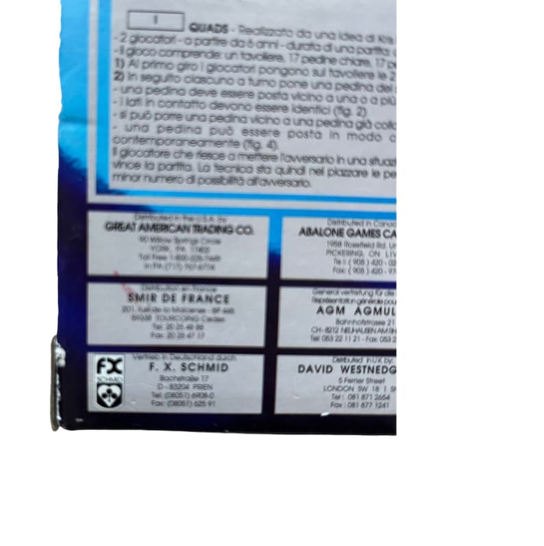 Quads Strategy Game, Gigamic Quad Game, Vintage Game,90s - Etsy