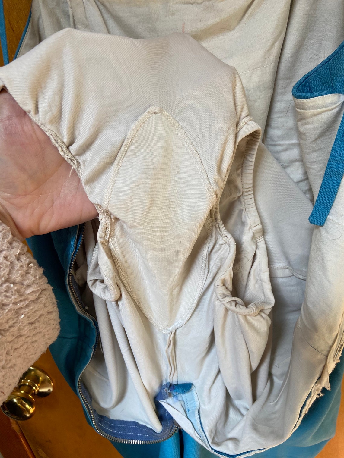 50s Blue One Piece Bathing Suit - Etsy