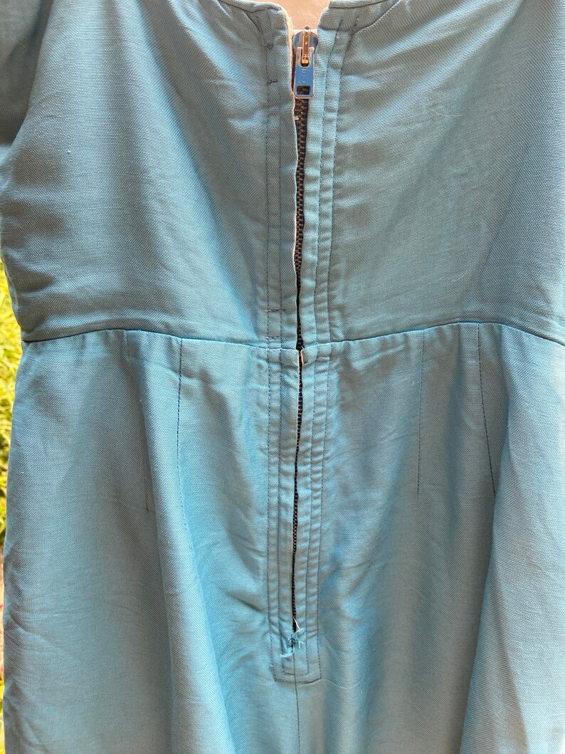 50s Blue One Piece Bathing Suit - Etsy