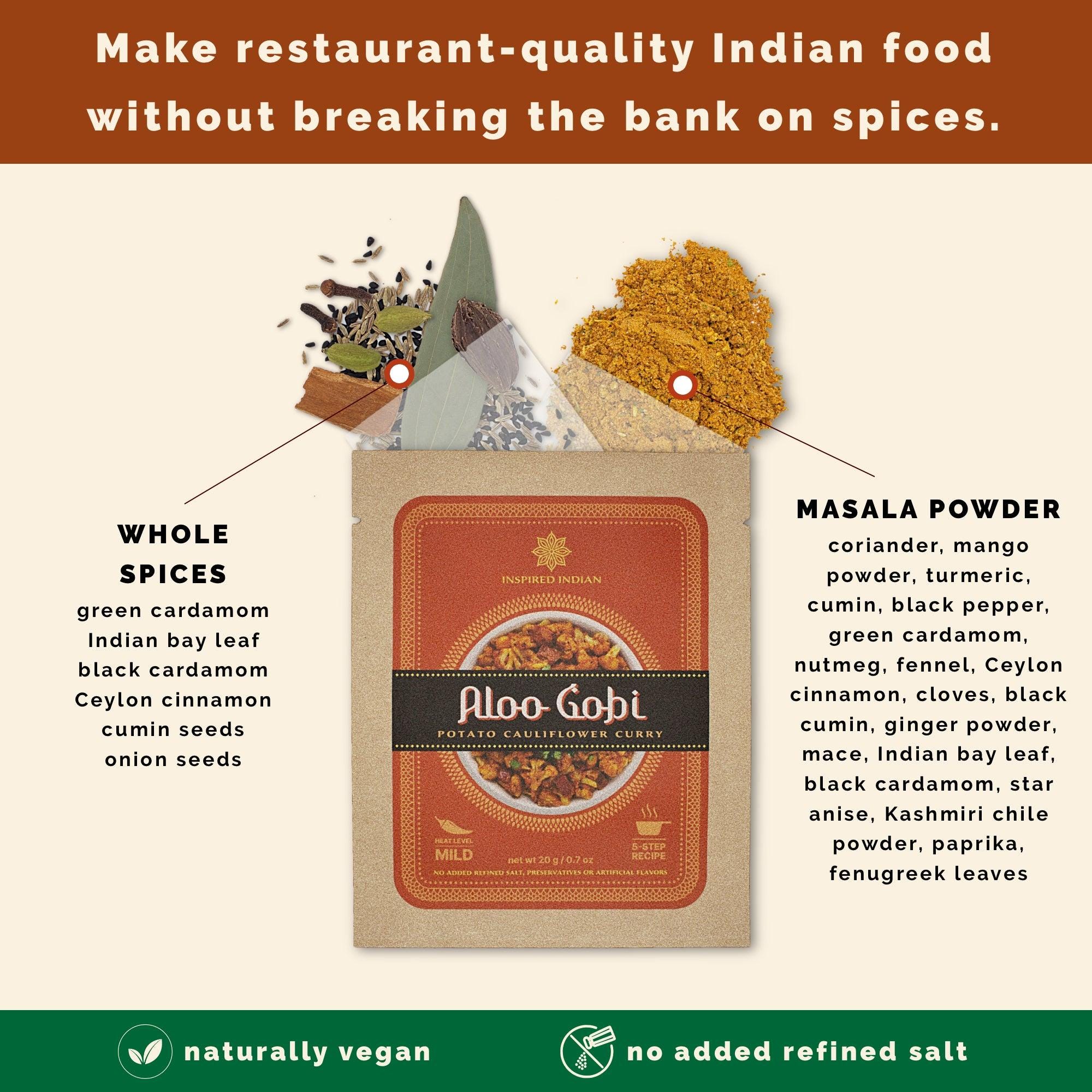 Aloo Gobi Indian Spice Kit - Etsy