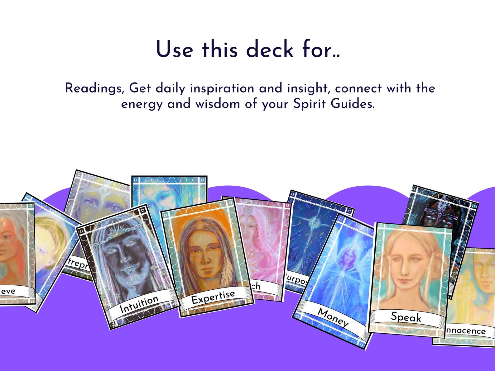 PRINTABLE ORACLE CARDS the Spirit Guide Oracle and Guide - Etsy