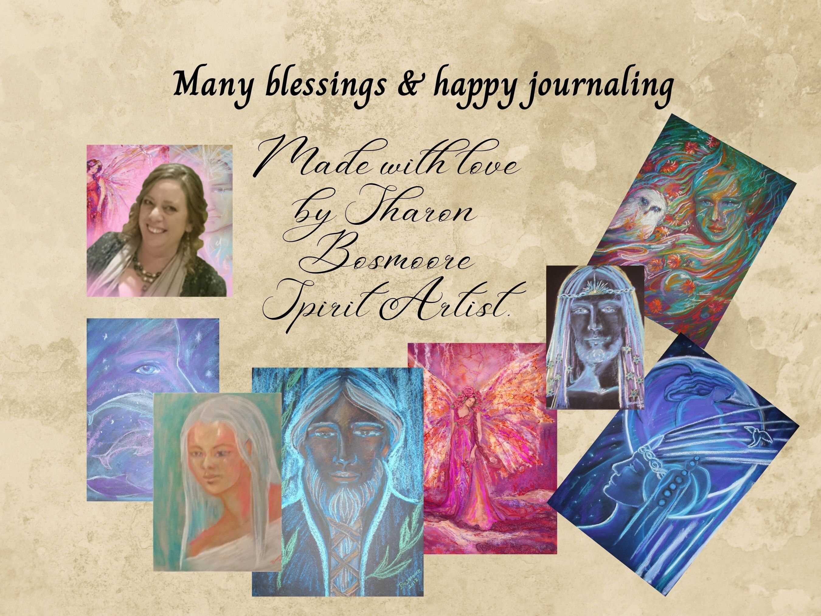 Printable Oracle Card Journal Pages, Oracle Tracker Pages, Oracle Card ...
