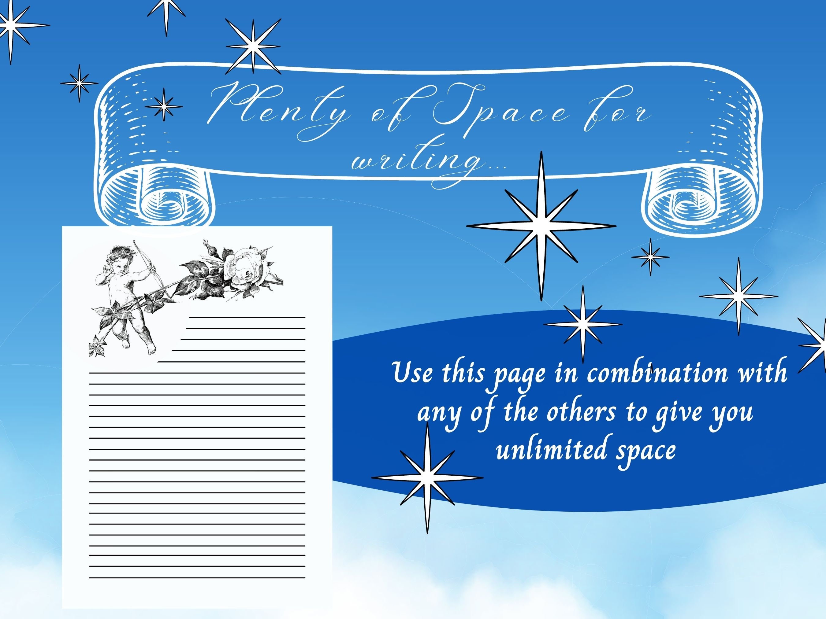 Printable Oracle Card Journal Pages for Angel Card Readings & More ...
