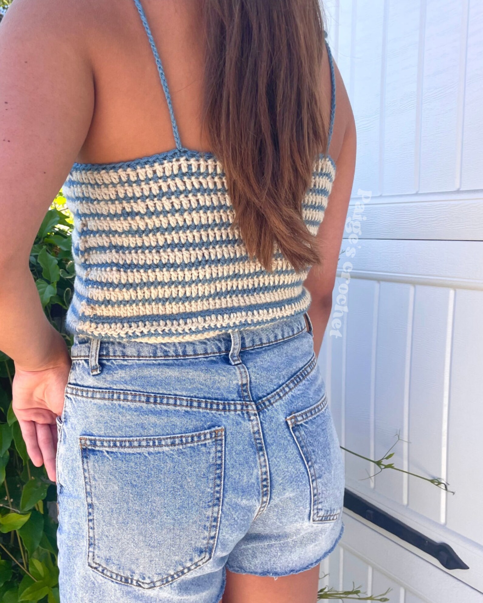 Crochet Top, Crop Top, Preppy, Handmade Top, Surfer Girl, Boho, Granola ...