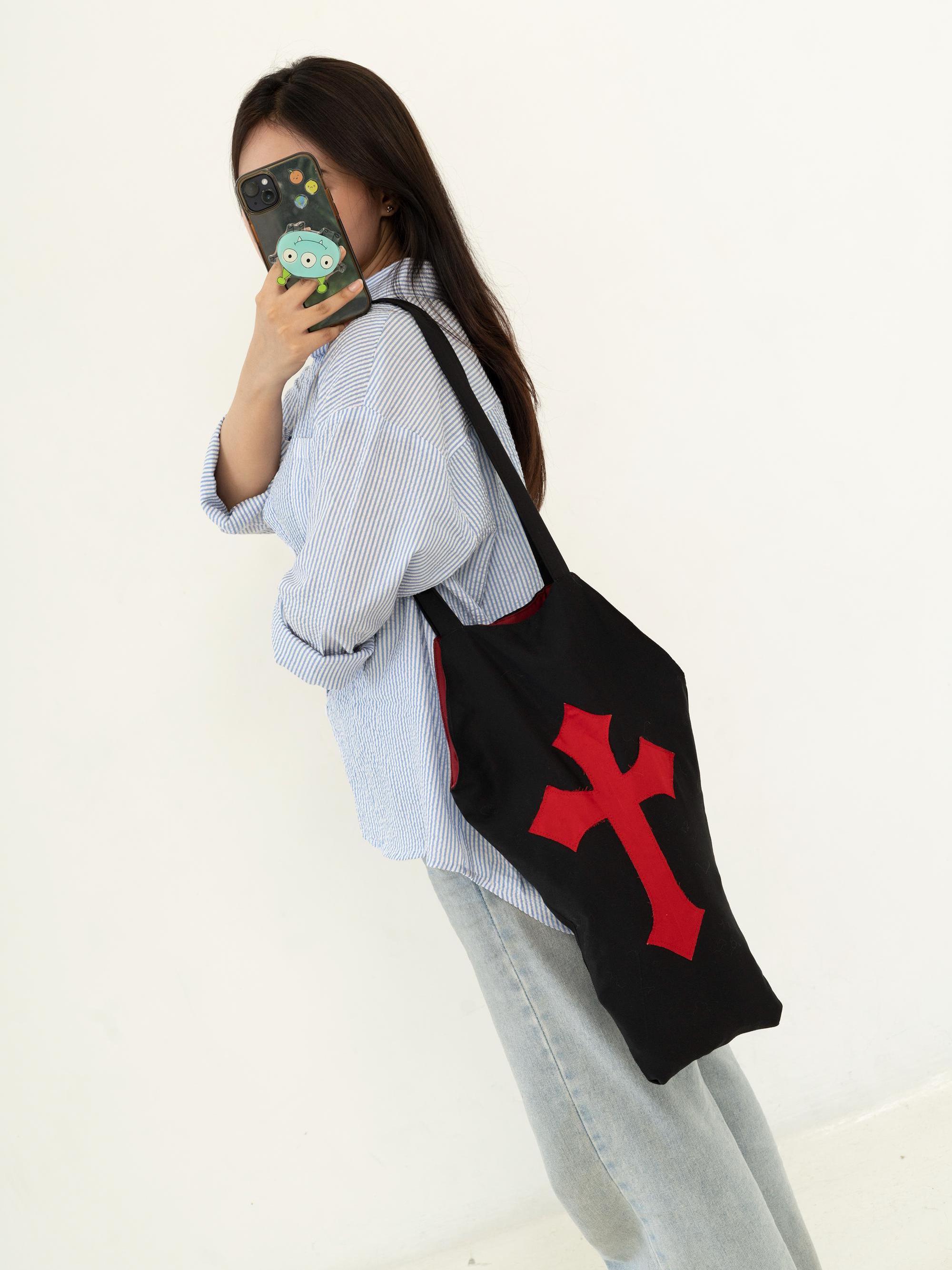 Coffin Tote Bag Sewing Pattern: Easy Beginner Gothic Halloween Handbag ...
