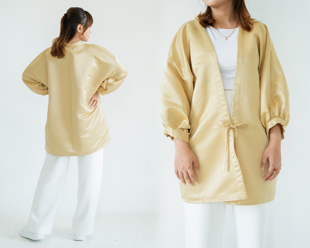 Zero Waste Kimono Yukata Outerwear Jacket PDF Digital Printable Sewing ...