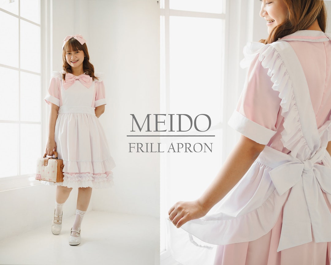 Ruffle Apron Sewing Pattern: Cottagecore Maid Cosplay (PDF Digital ...
