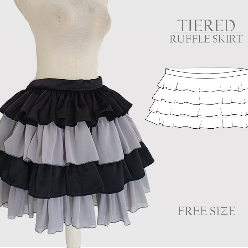 Cute Short Ruffle Skirt - Etsy