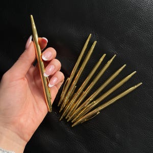 Golden Pen, Luxury Pen, Journaling Pen, Golden Stationery. - Etsy