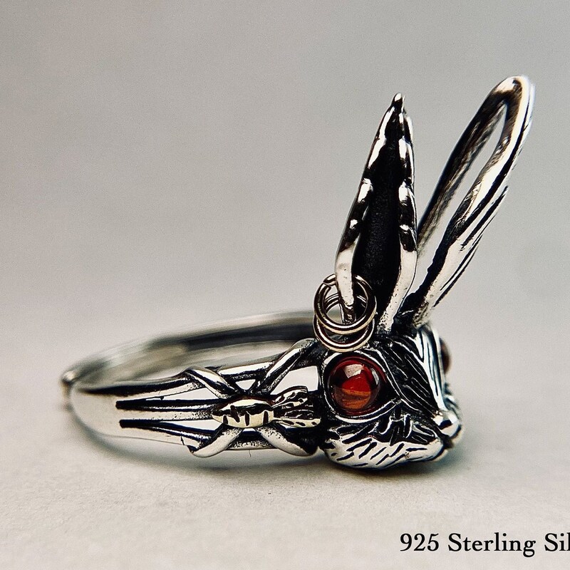 Rabbit Ring - Etsy