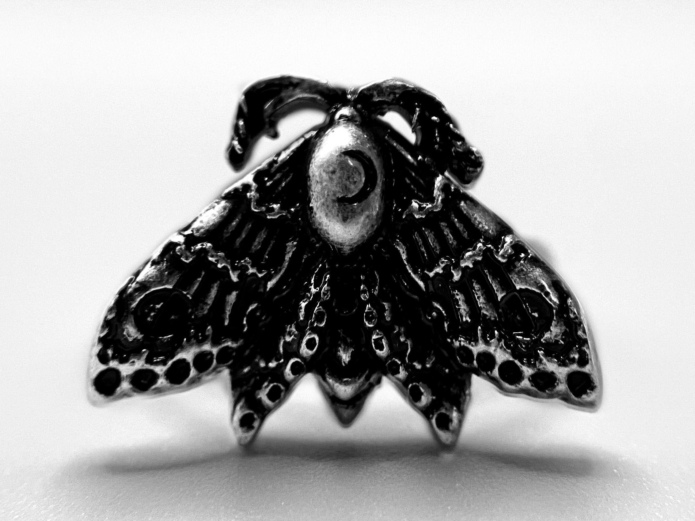 Chunky Moth Ring Adjustable Bug Ring Insect Jewellery - Etsy UK