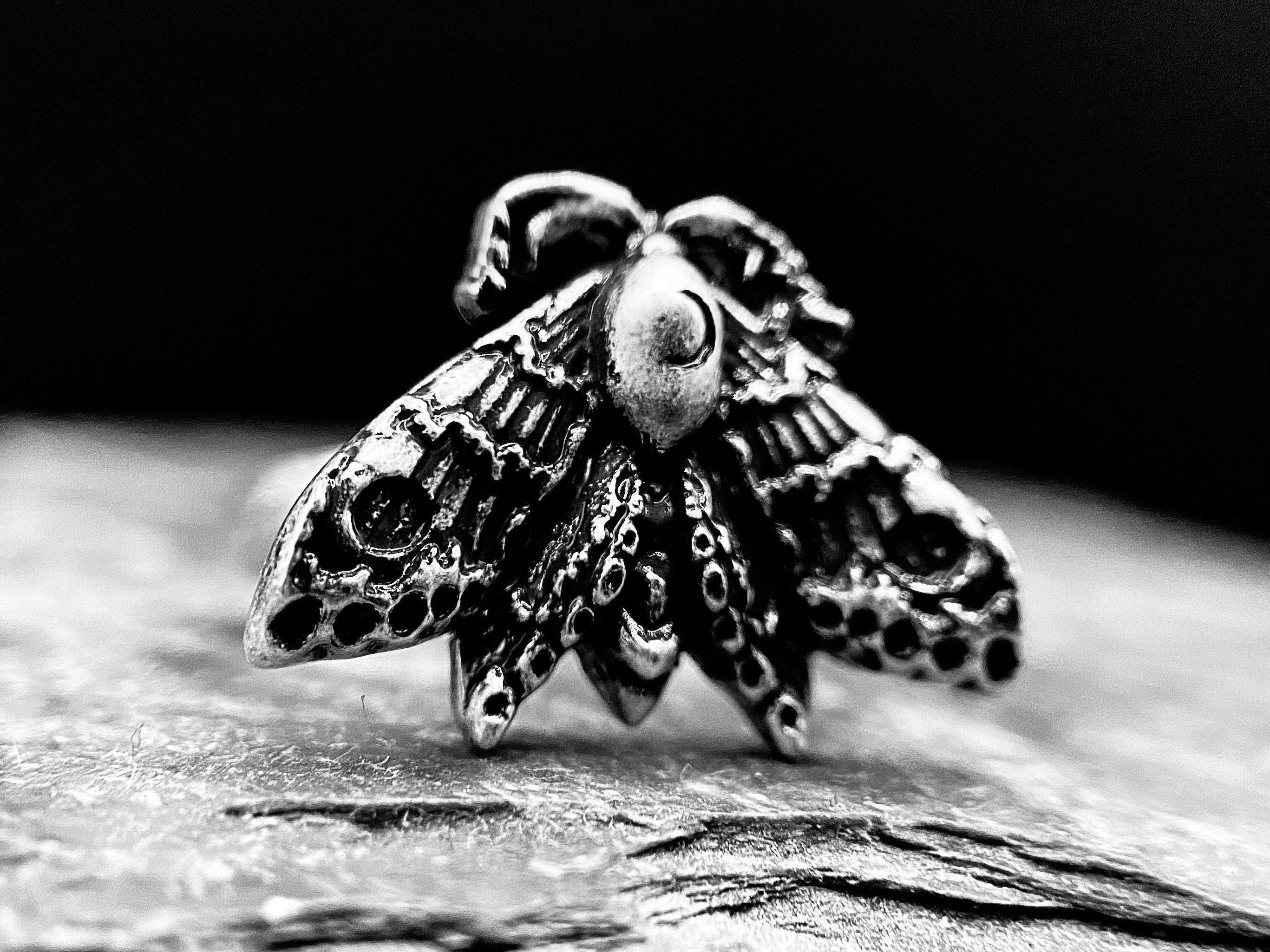 Chunky Moth Ring Adjustable Bug Ring Insect Jewellery - Etsy UK