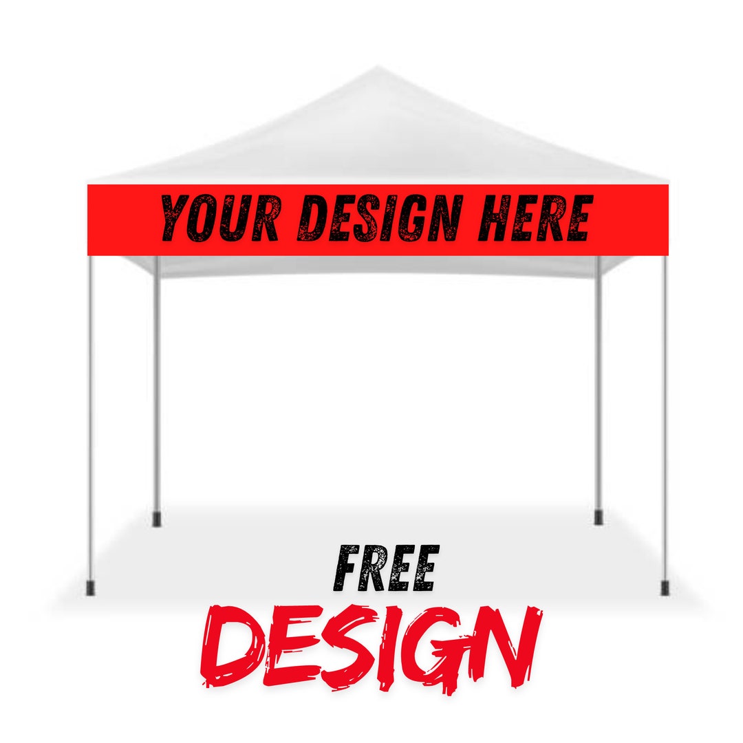 Gazebo Banner Printing | PVC Outdoor | Tent Banner | Complete FREE ...