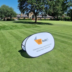 Golf Pop Out Banner, Tee Box Advertising, Outdoor Event Sign - Etsy UK