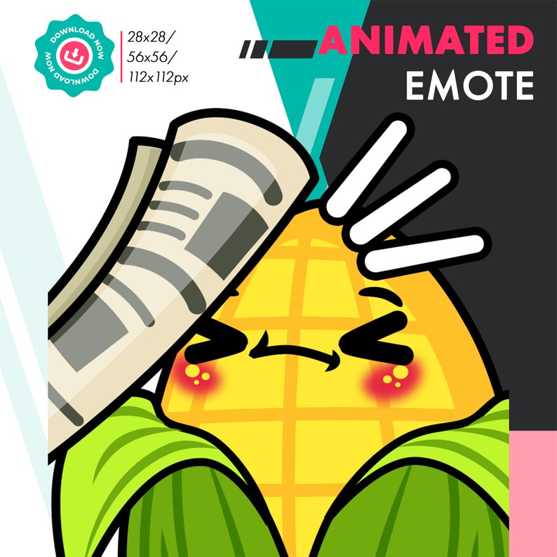 Animated Bonk Emote, Animated Corn Slap Emote for Twitch Streamers - Etsy