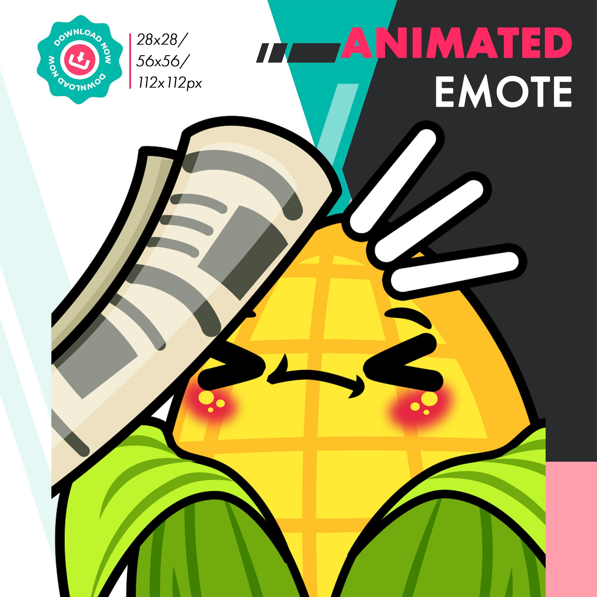 Animated Bonk Emote, Animated Corn Slap Emote for Twitch Streamers - Etsy