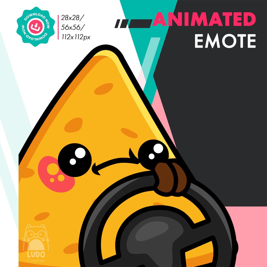 Animated Driving Emote, Animated Nacho Steering Wheel Emote for Twitch ...
