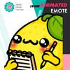 Animated Pickle Eyebrows Emote, Cute Gherkin Face Emote for Twitch ...