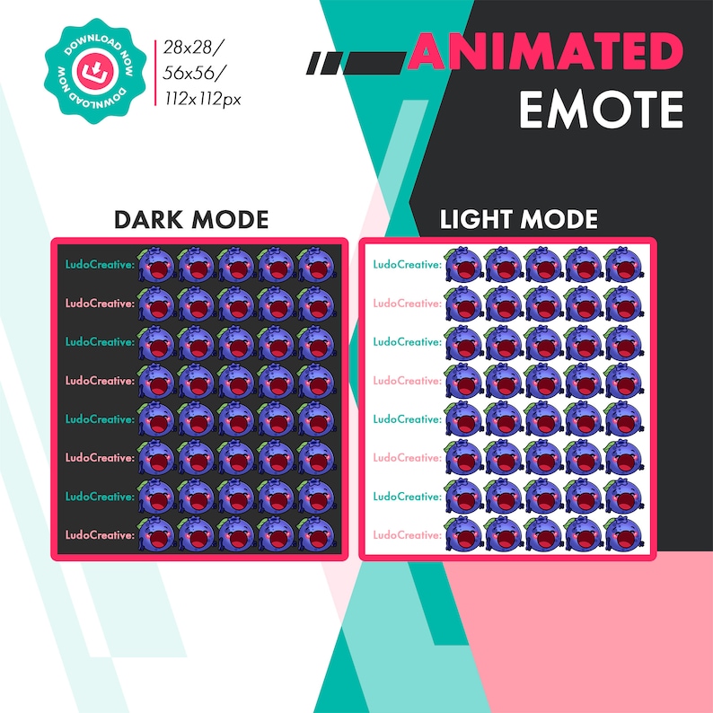 Animated Pop Emote, Cute Blueberry Pop Emote for Twitch Streamers - Etsy UK