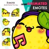 Animated Toast Emotes Pack, 5 Cute Bread and Butter Wiggle, Steer ...