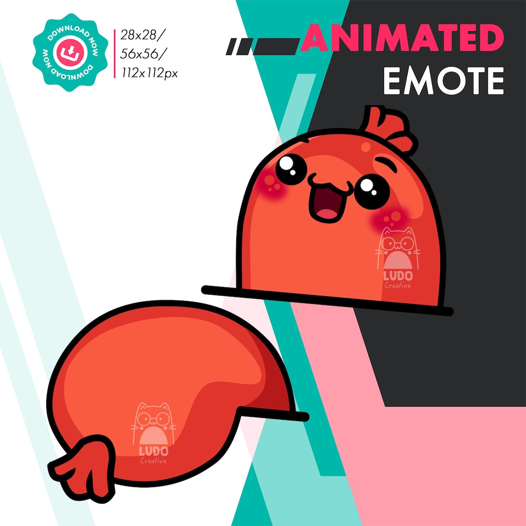 Animated Sausage Headbang Emote, Cute Frankfurter Head Slam Emote for ...