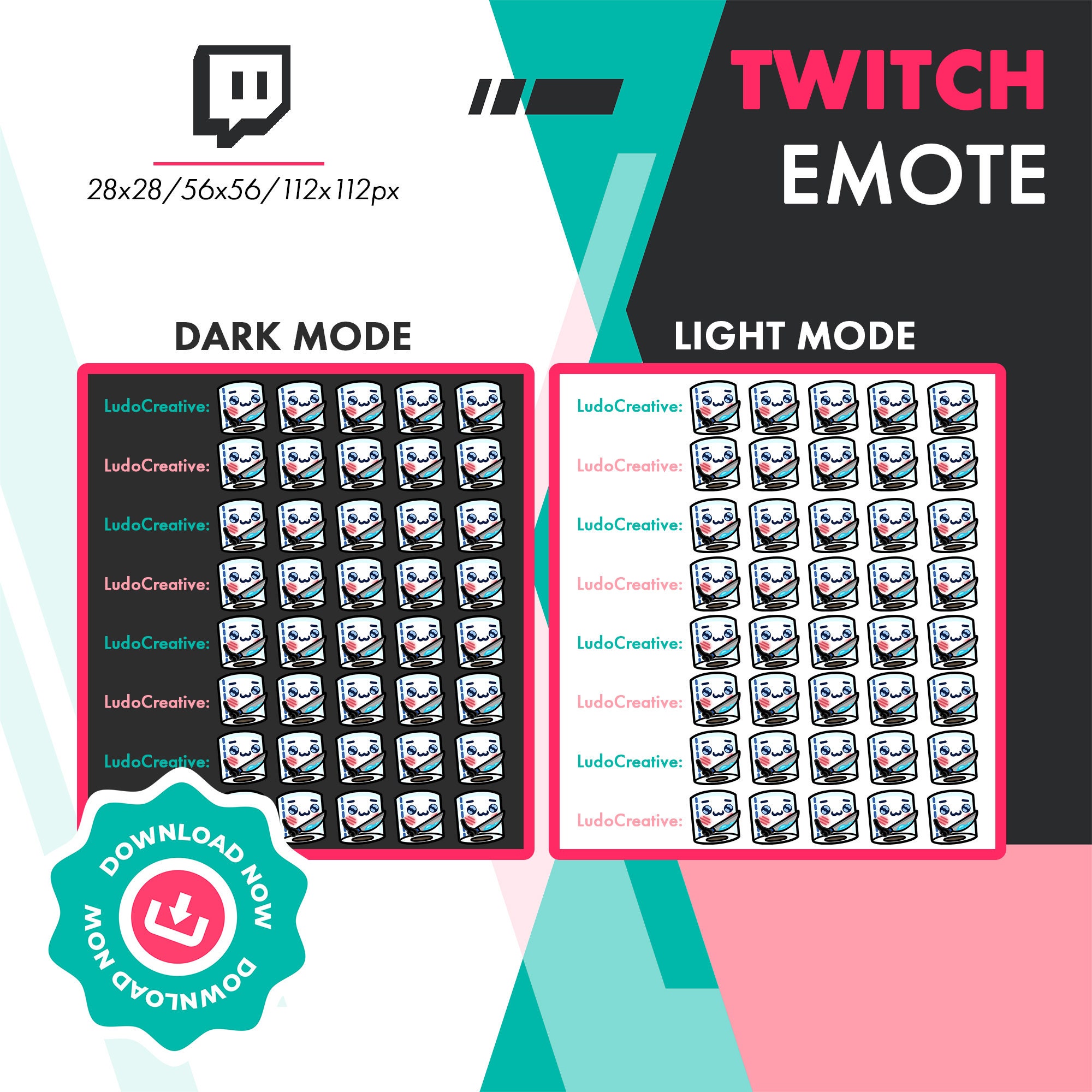 Twitch Toilet Paper Emote Funny Cute Knife Emote for Twitch - Etsy