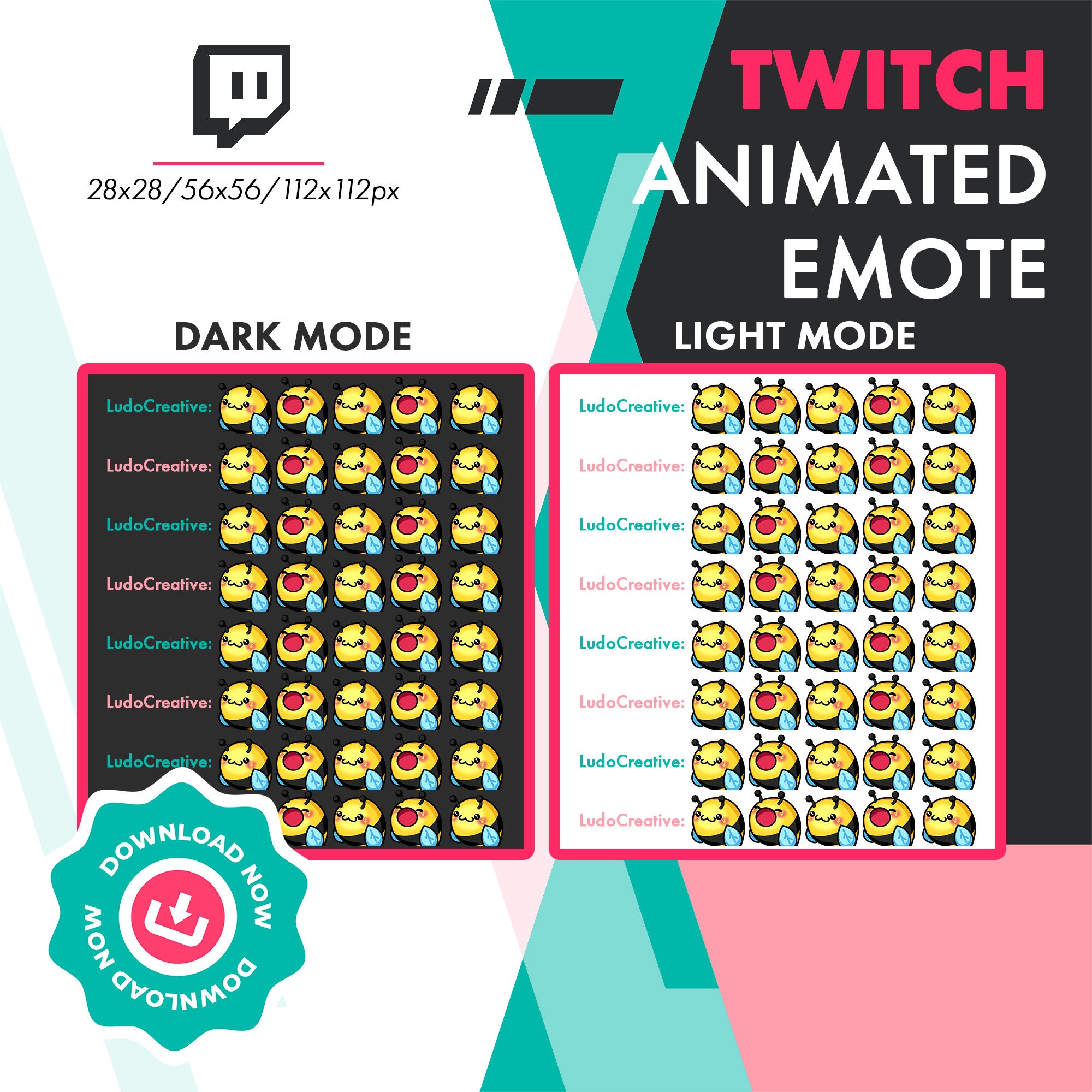 Animated Pop Emote, Cute Bee Pop Emote for Twitch Streamers - Etsy