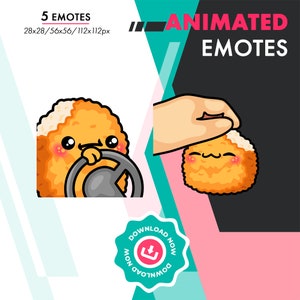 Animated Chicken Nugget Emotes Pack, 5 Cute Fried Chicken Steering ...