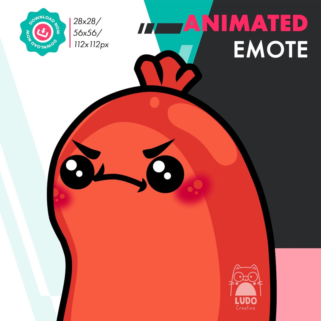 Animated Sausage Leave Emote, Animated Frankfurter Walking Away Emote ...