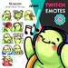 Animated Pickle Emotes Pack, 10 Cute Gherkin Wiggle, Aim, Bonk Emote ...