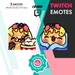 Twitch Pancake Emotes Set | 5 Cute Chibi Pancake Emotes Pack for ...