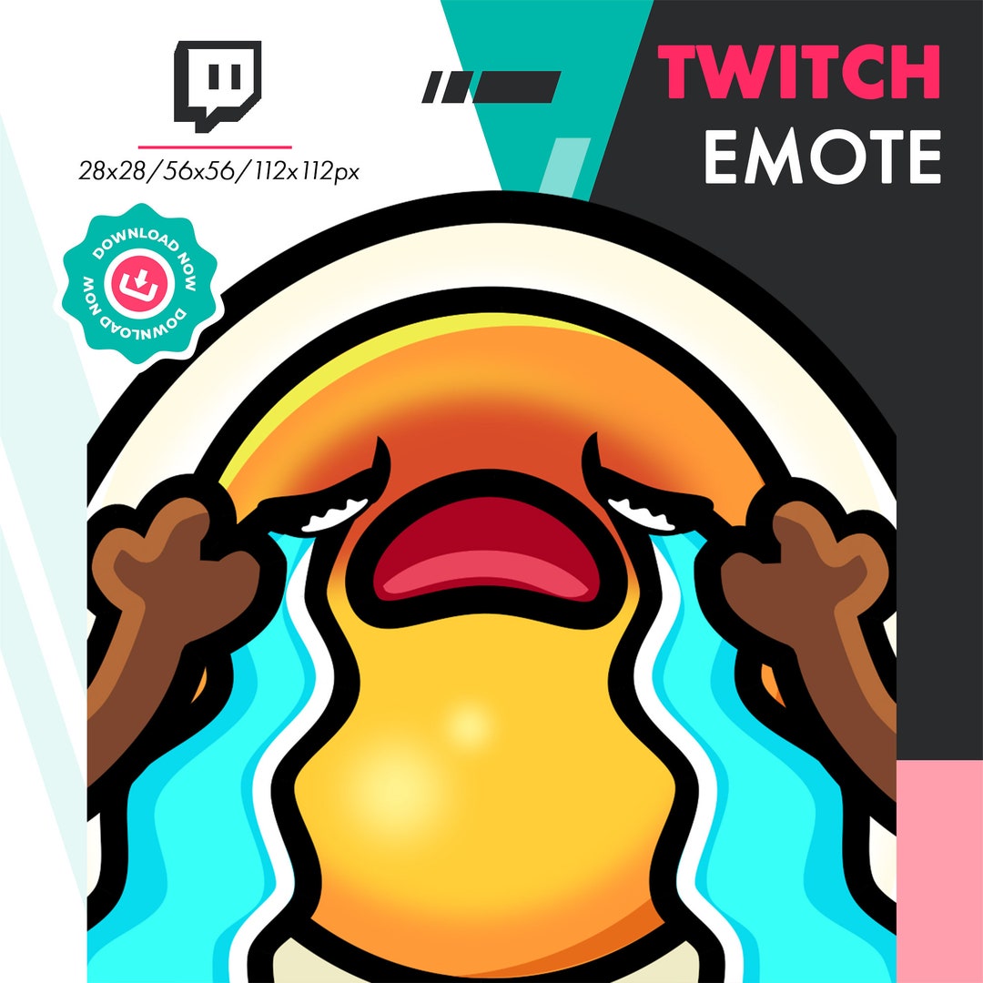 Twitch Egg Emote | Cute Boiled Egg Cry Emote for Twitch Youtube Discord ...