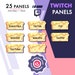 Bread Twitch Panels 25 Cartoon Toast Twitch Streamer Pack Discord ...
