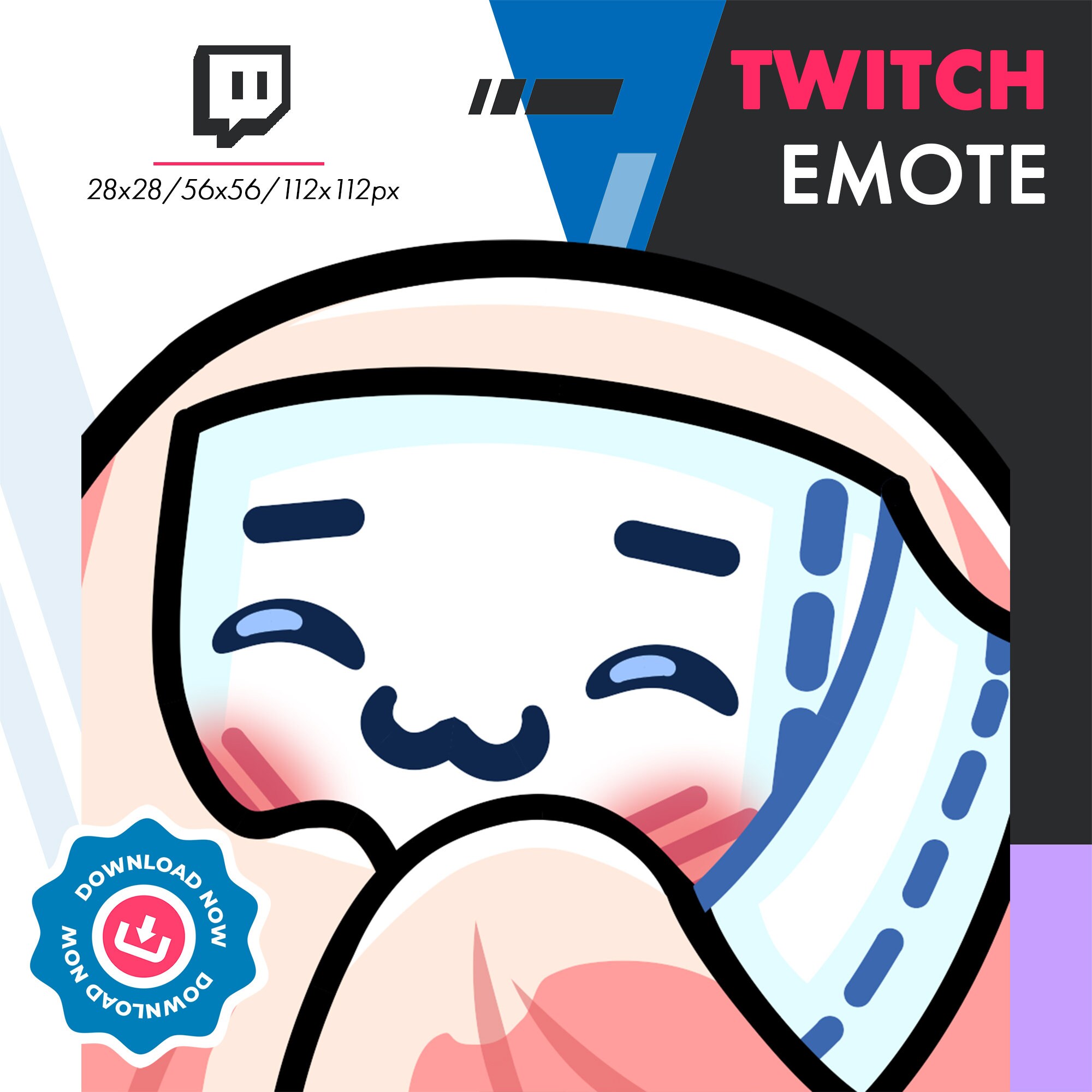 Twitch Toilet Paper Emote Funny Cute Cozy Blanket Emote for Twitch ...