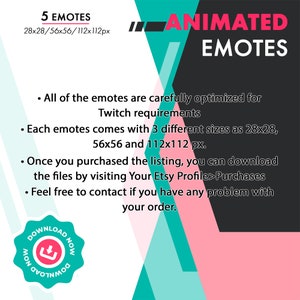 Animated Chicken Thigh Emotes Pack, 5 Cute Fried Chicken Raid, POP ...