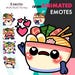Mega Animated Potato Emotes Pack, 20 Cute Potato Steer, Bobble, Aim ...