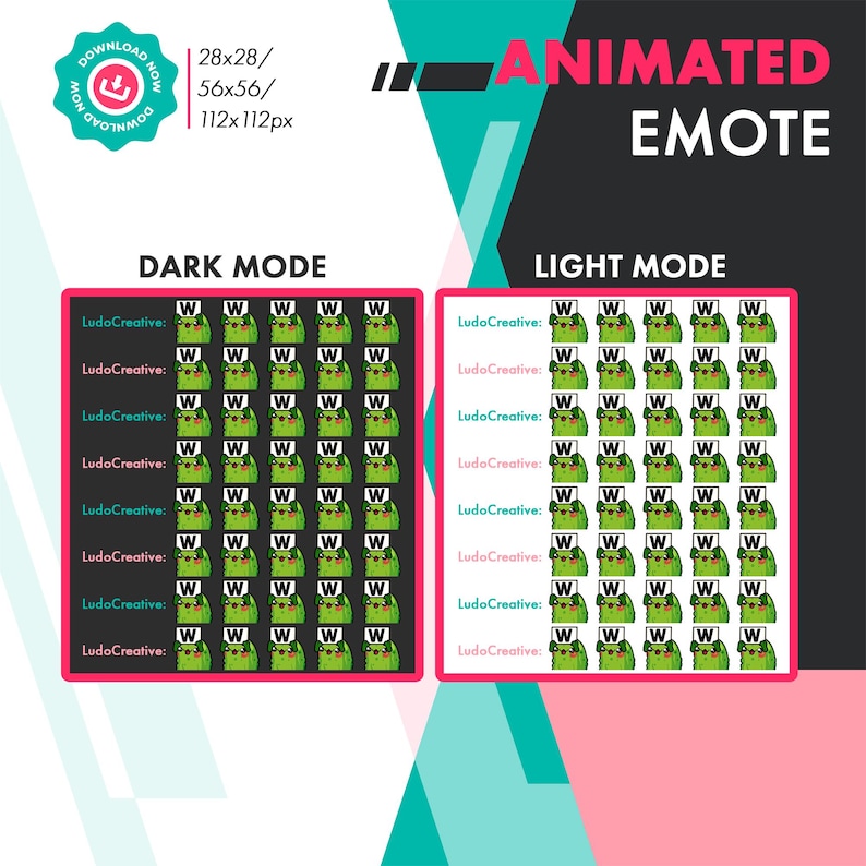 Animated Pickle W Emote, Cute Gherkin Winning Emote for Twitch Youtube ...