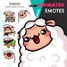 Animated Potato Emotes Pack 4, 5 Cute Potato Mlady, Sip, First Message ...