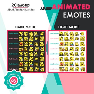 Mega Animated Cheese Emotes Pack, 20 Cute Cheddar Slice Steer, Bobble ...