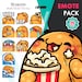 Animated French Fries Emotes Pack, 5 Cute Potato Chips Dance, Lick, POP ...
