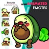 Animated Chicken Nugget Emote, Cute Fried Chicken Sit Emote for ...
