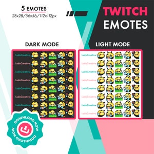 Twitch Bee Emotes Pack 3, 5 Cute Wasp Lurk, Knife, Flower Emotes Bundle ...