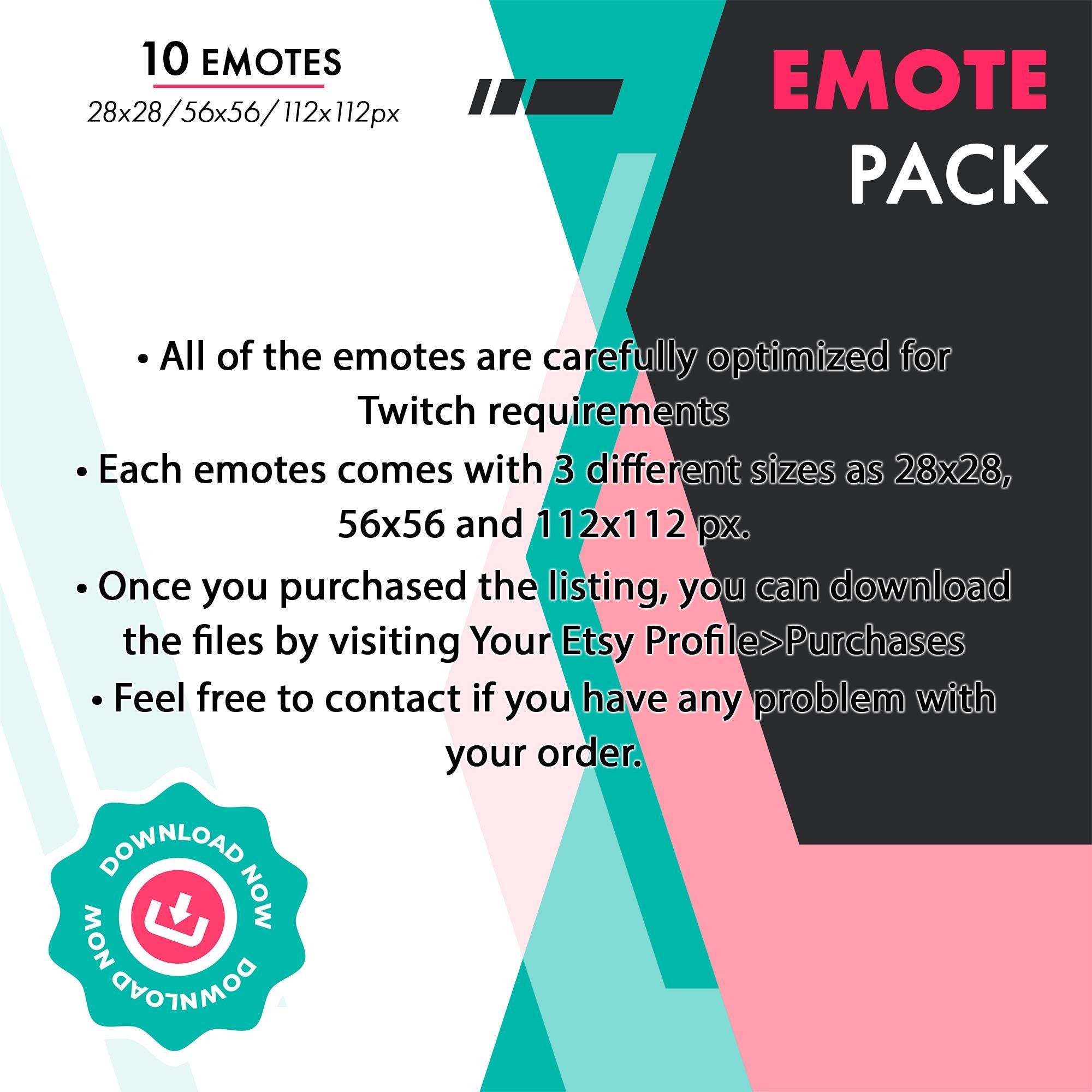 Pickle Bit Emote Pack, Cute 10 Gherkin Trophy Bit, Tier Emote Set for ...